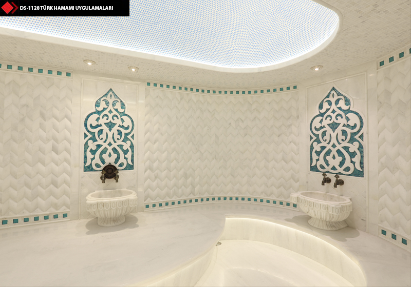 HAMAM TASARIMLARI - Destone Dogal tas Mermer Mozaik