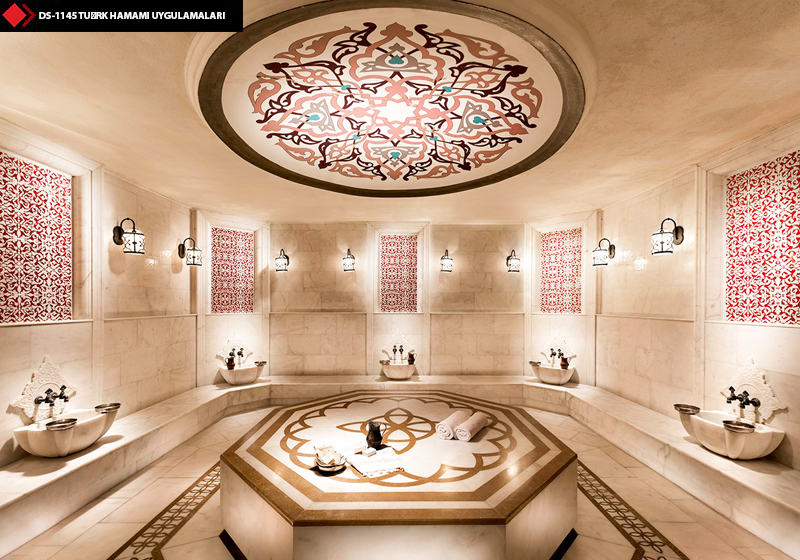 HAMAM TASARIMLARI - Destone Dogal tas Mermer Mozaik